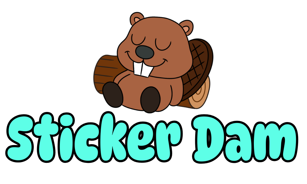 Sticker Dam - Art Shop (Mr.Beaver & Friends) Cartoon Cute Gifts